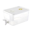TERGAYEE Cold Kettle with Faucet,Plastic Cold Water Pitcher with Fruit ...