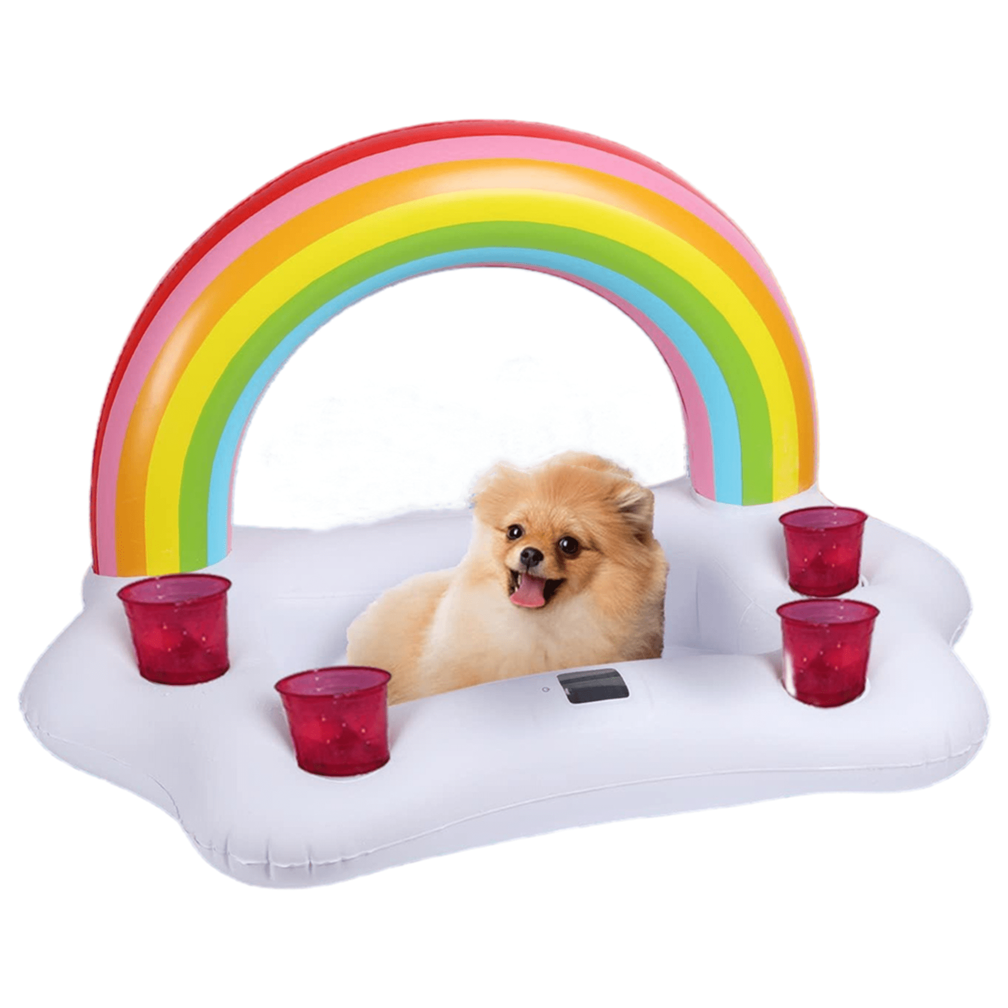 Drink Floats for Pools Inflatable Drink Holder Rainbow Cloud Floating ...