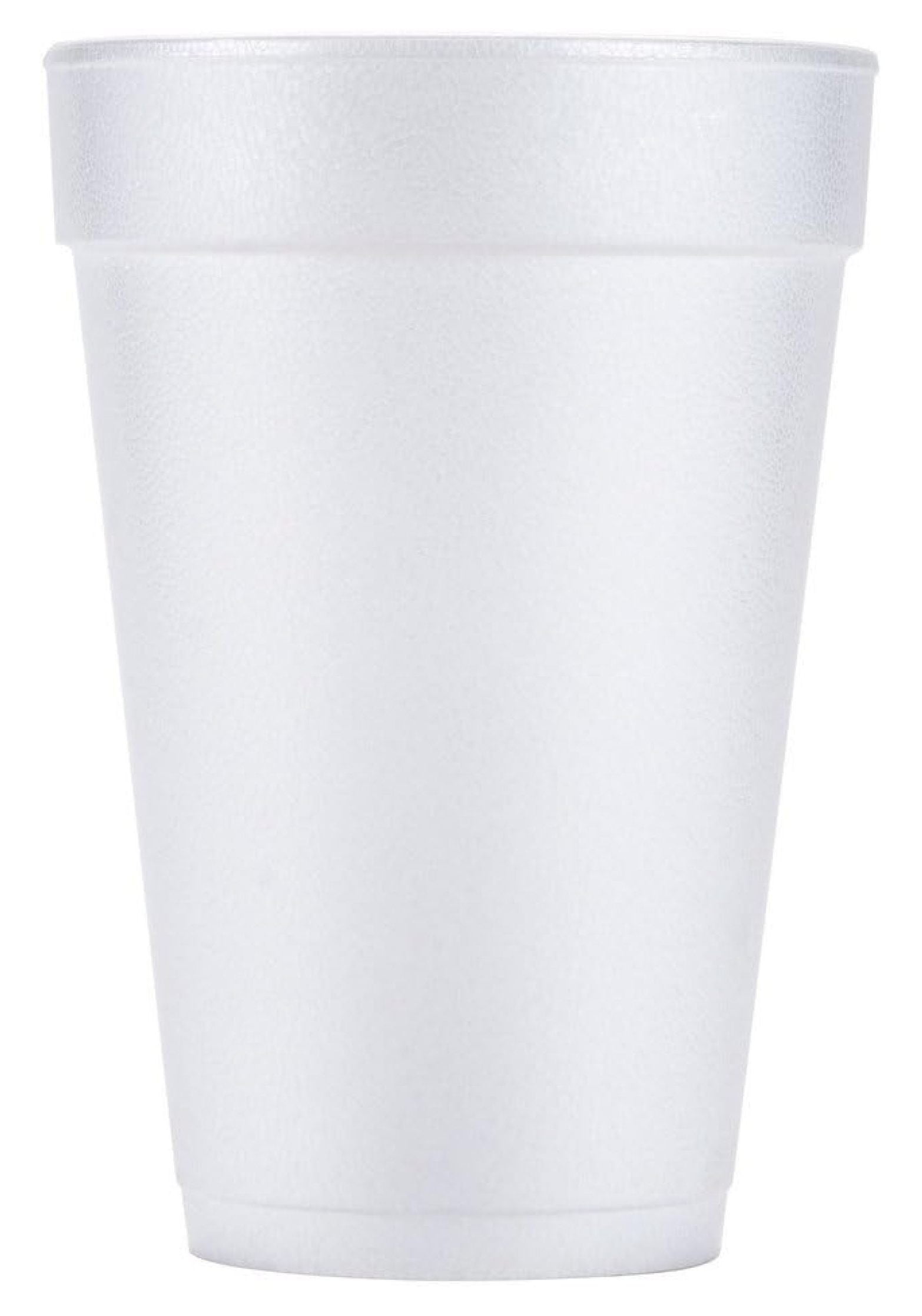 Drink Foam Cups, 8oz, White, 25/Bag, 40 Bags/Carton (8J8) - Walmart.com