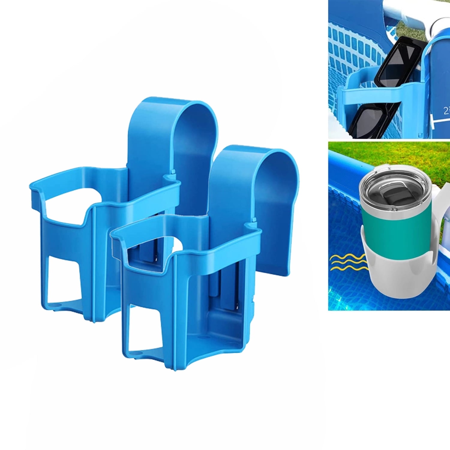 Drink Holders,Pack of 2 Pool Drink Holders, Beer, Multifunctional Pool ...