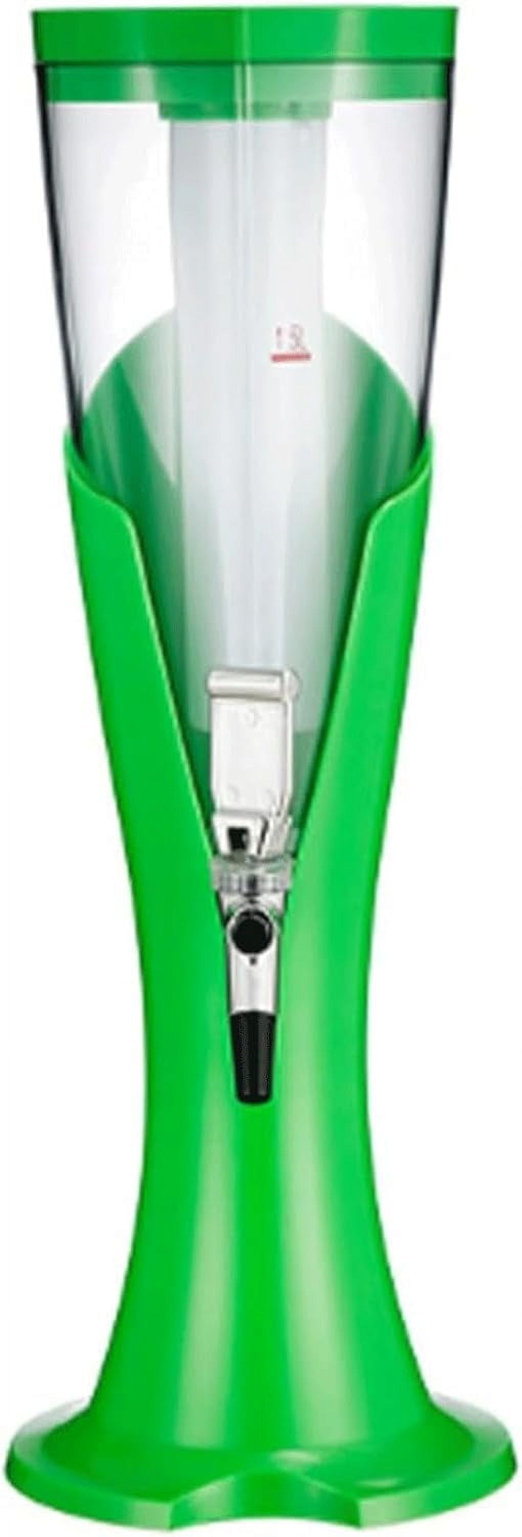 Drink Large Beer Tower, Tabletop Drink Tower Dispenser with Ice Tube ...