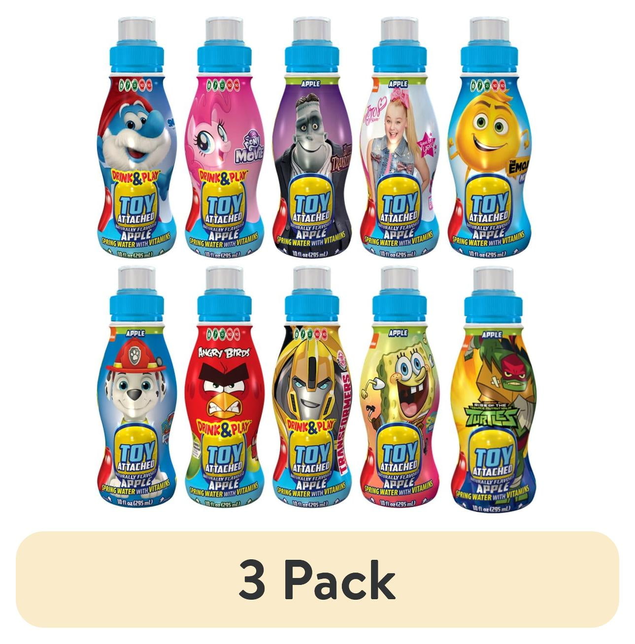 (3 pack) Drink & Play Apple Flavored Juicy Spring Water with Vitamins ...