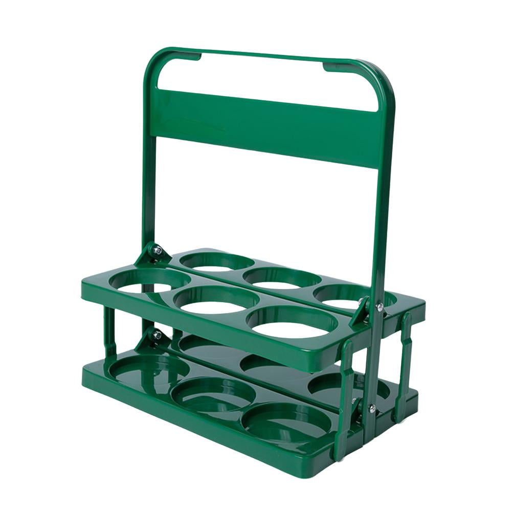 Drink Rack Carrier with Handle,Plastic Cup Carriers for Drinks,Foldable ...