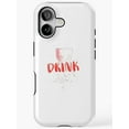 Drink Simple Wordmark Design Phone Case for iPhone 17 16 15 14 13 12 11 ...