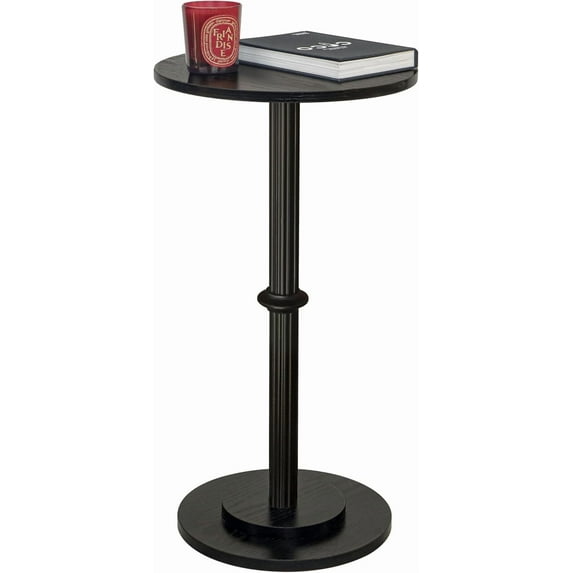 Drink Table, Small Side Table for Small Spaces, Modern Round End Table ...