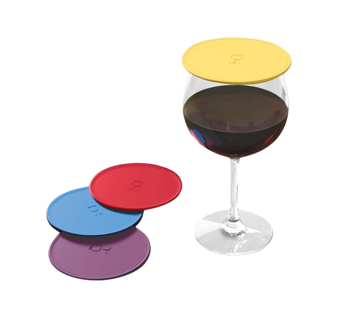 Drink Tops Tap and Seal Outdoor Drinking Glass Cover - Gently Suctions ...