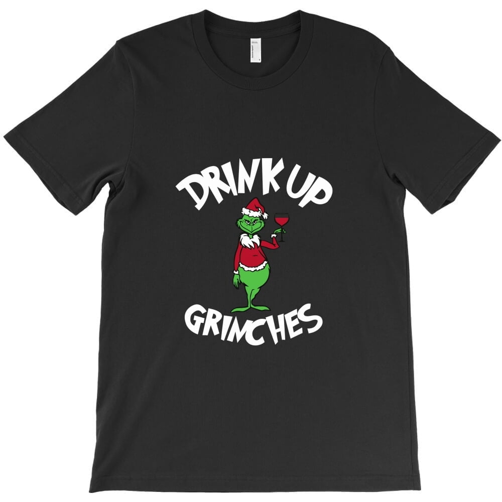 Drink Up Christmas Grouches Funny Christmas Holiday Graphic - Trending ...