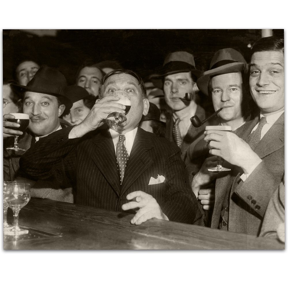 Drink - Vintage Wall Art Art Speakeasy Prohibition Decor Vintage Art ...