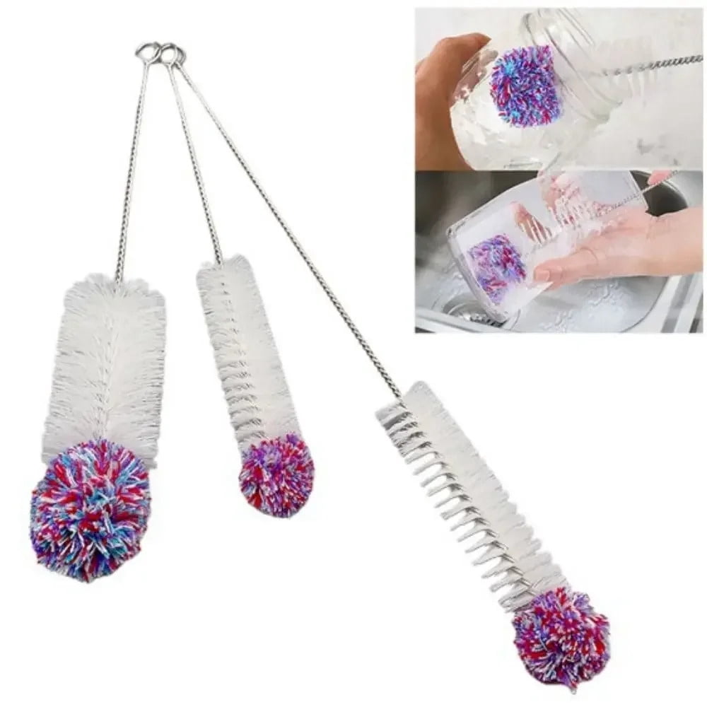 Drink Wineglass Bottle Cup Cleaning Soda Stream Bottle Brush With ...