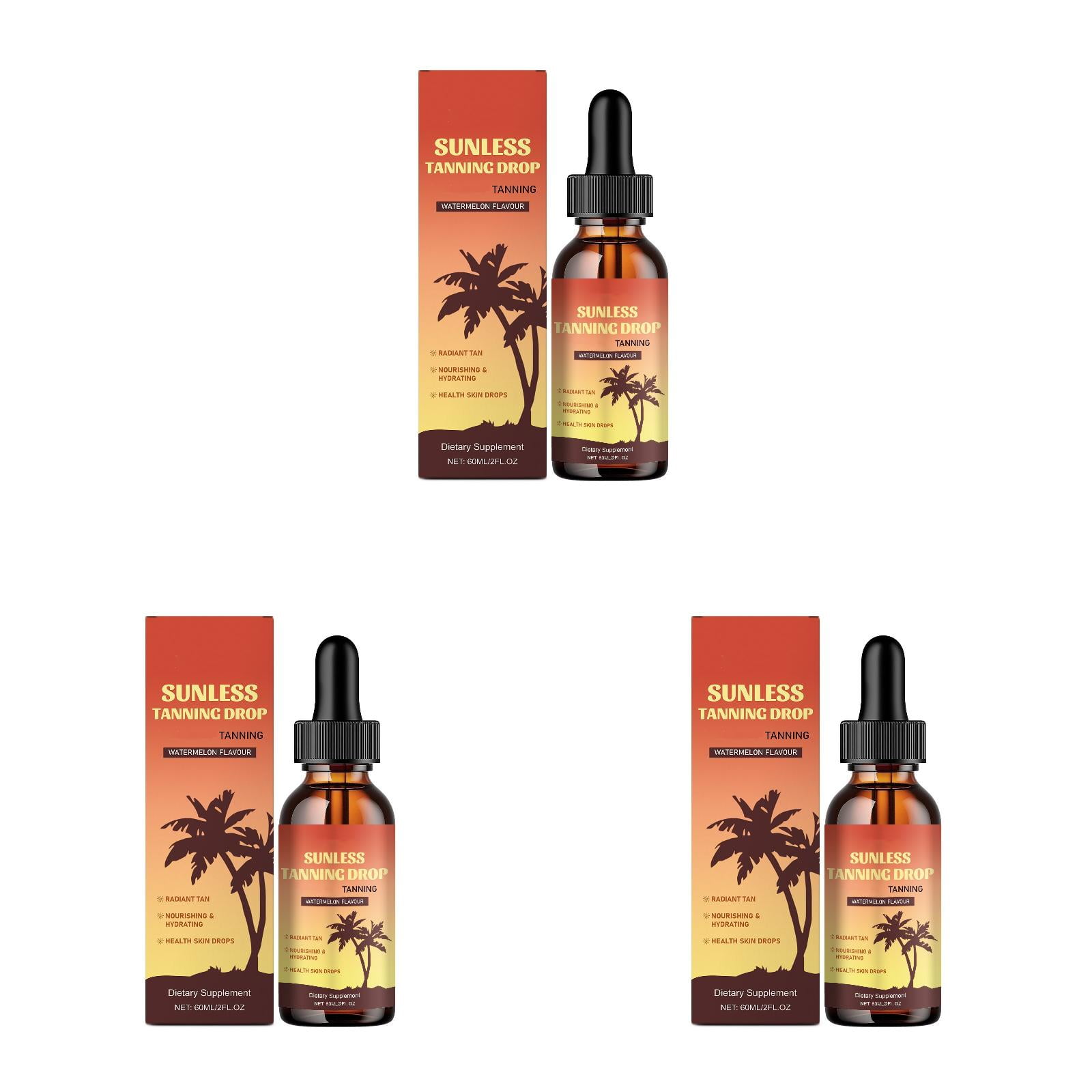 Drinkable Sunless Formula: Edible Drops for Daily Tanning, Even Skin ...