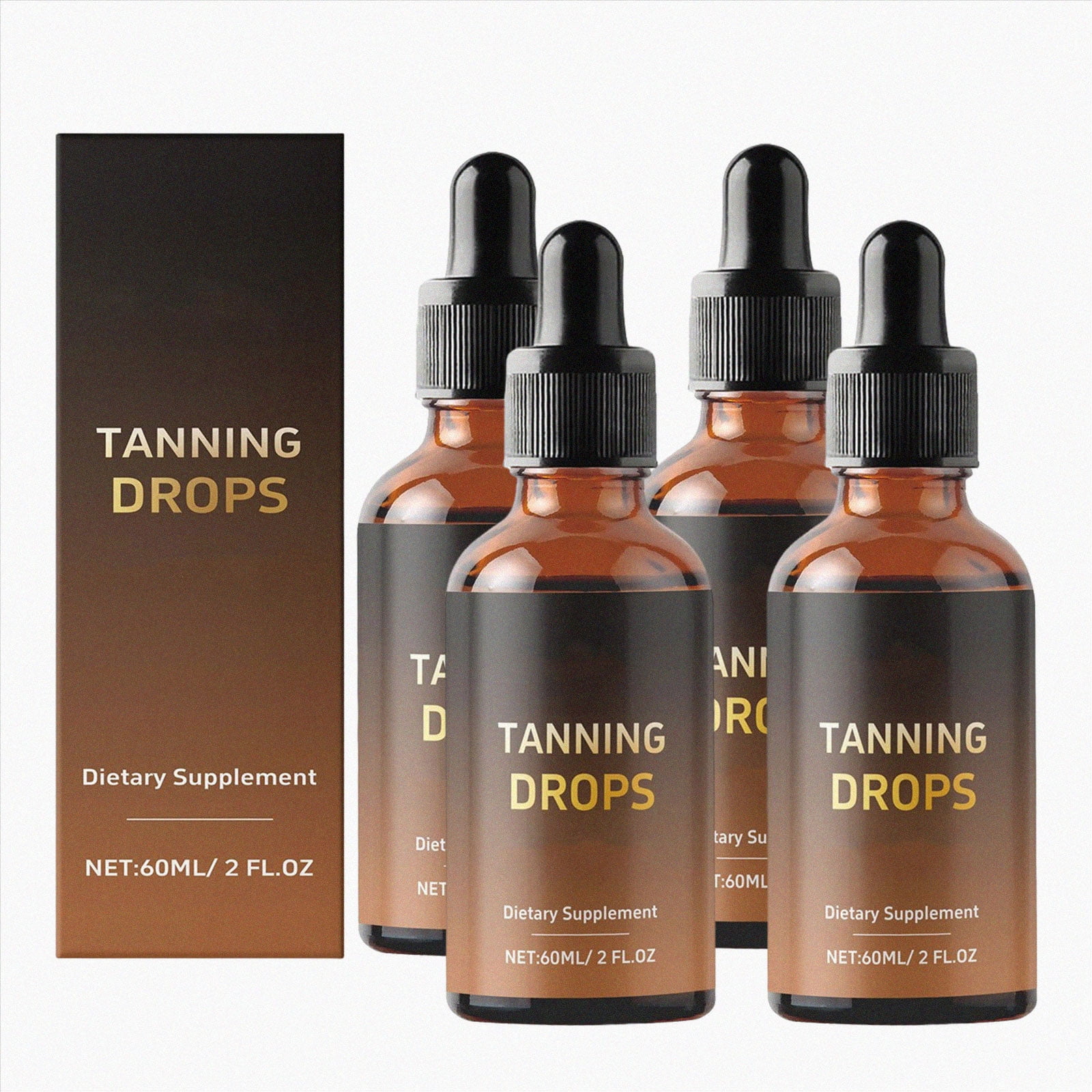 Drinkable Tanning Drops, Sunless Tanning Drops to Drink, Promotes ...