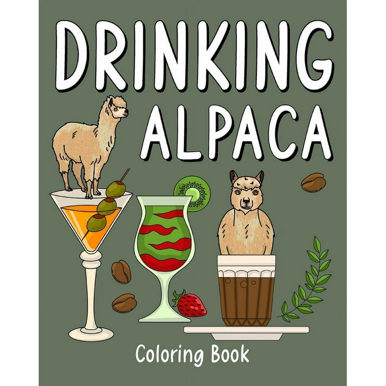 alpaca coloring book