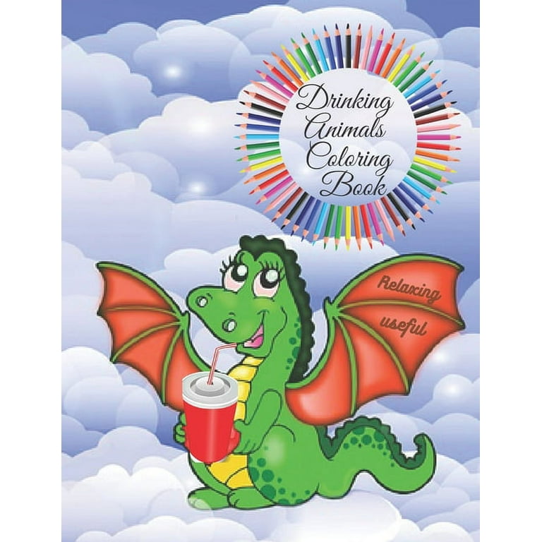 drinking coloring book