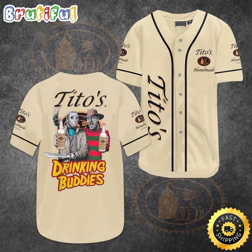Drinking Buddies Titos Vodka Baseball Jersey - Hot Sale 2026 - Walmart.com