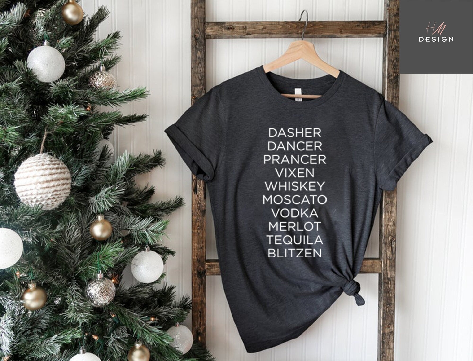 Drinking Christmas T-Shirt, Christmas Shirt, Holiday Party Funny Shirt ...