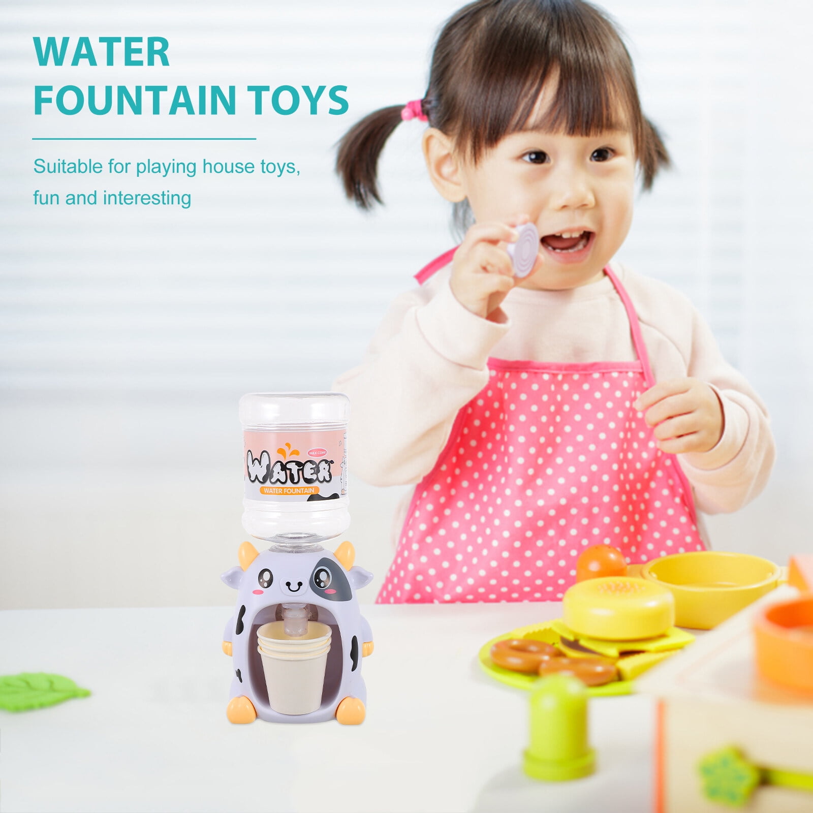 Clispeed Drinking Water Toy Water Dispenser Toy 1Set 8.3x3.5x2.8in ...