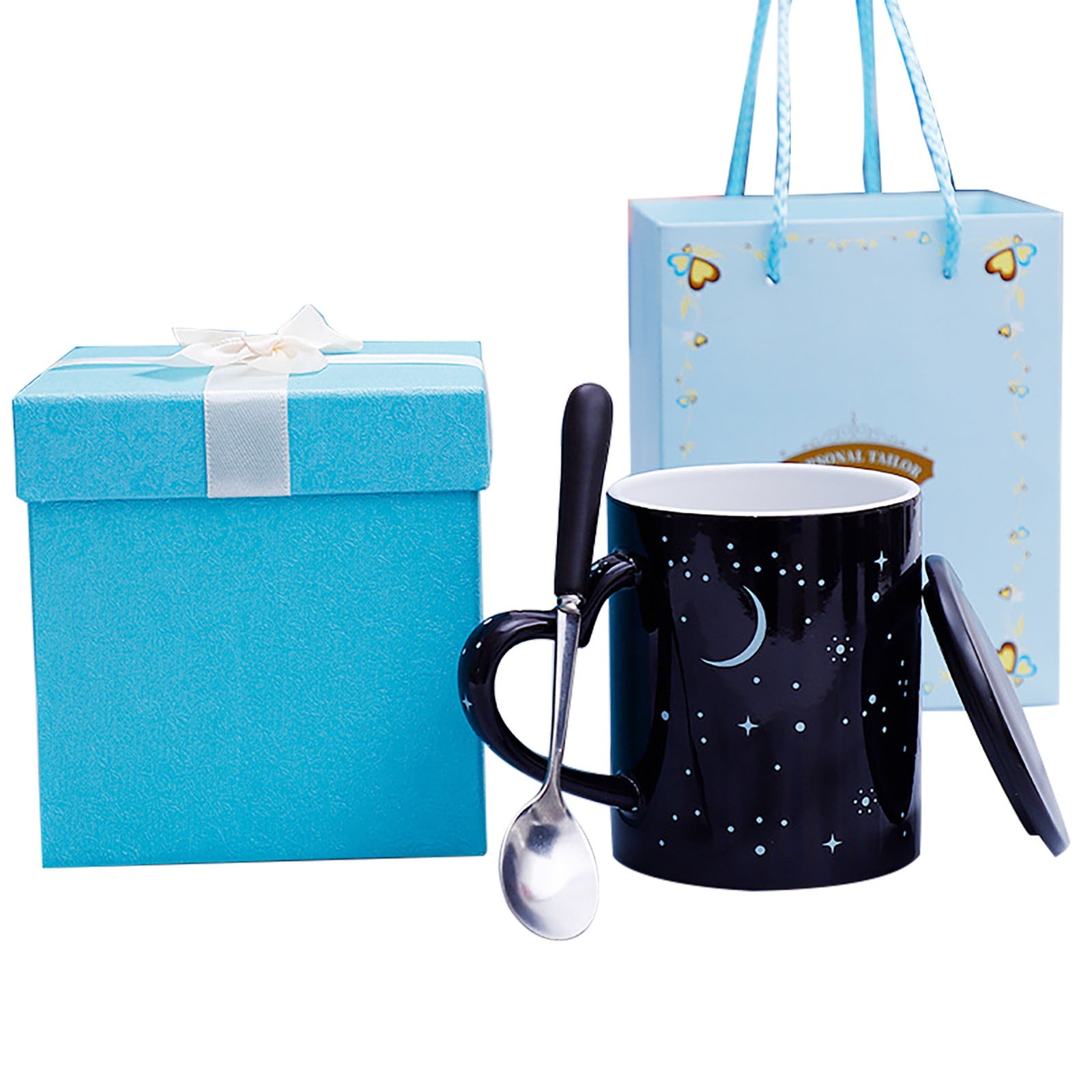 Drinking Glasses, Dienrx Color-Changing Ceramic Mug Gift Set - 1Pc Heat ...