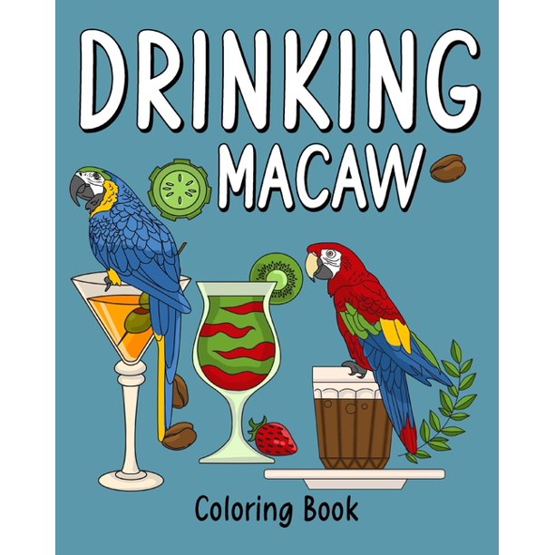 macaw coloring book