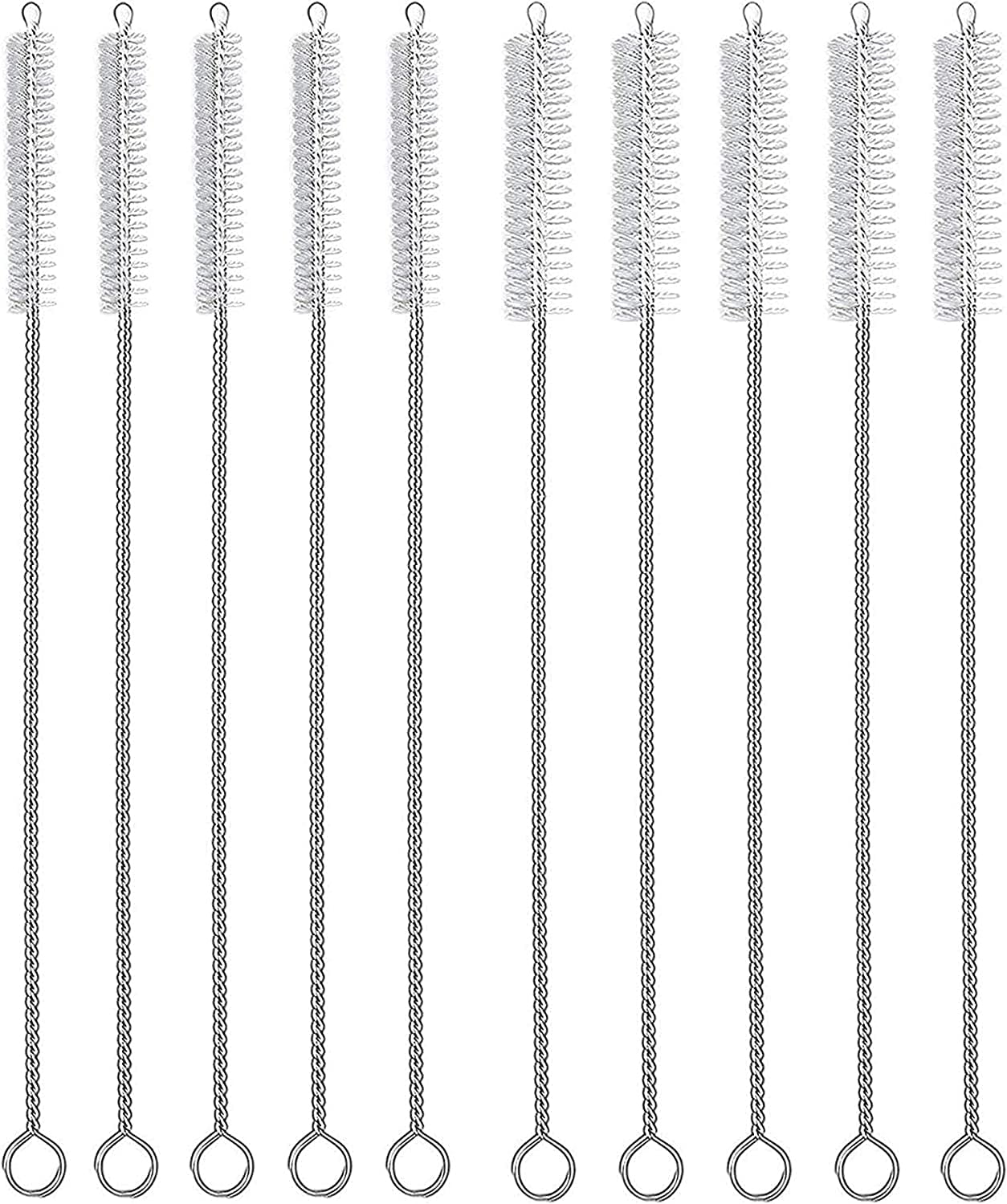 Drinking Straw Cleaner Brush Set 10 Pack, 5-Piece 8? x 8mm Piper ...