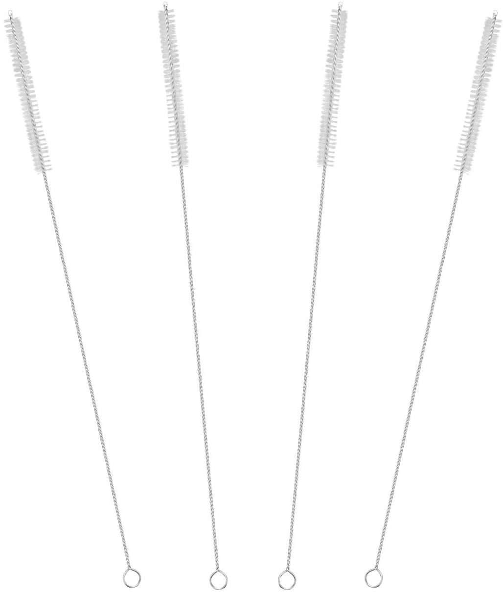 Drinking Straw Cleaning Brushes Set 15" Extra Long 10mm Extra Wide Pipe ...