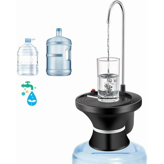 Drinking Water Dispenser Pump, Automatic Electric Bottle Pump for 2-5 ...
