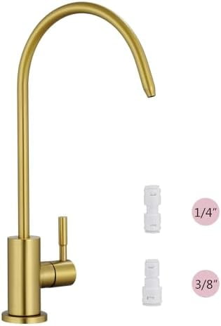 Drinking Water Faucet for Kitchen Sink, Gold Filtered Water Faucets ...