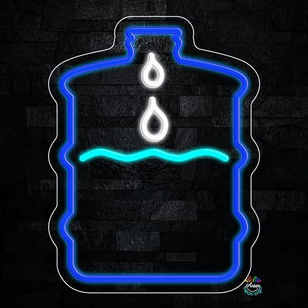 Drinking Water LED Neon Sign 13"L x 17"H #32236 - Walmart.com