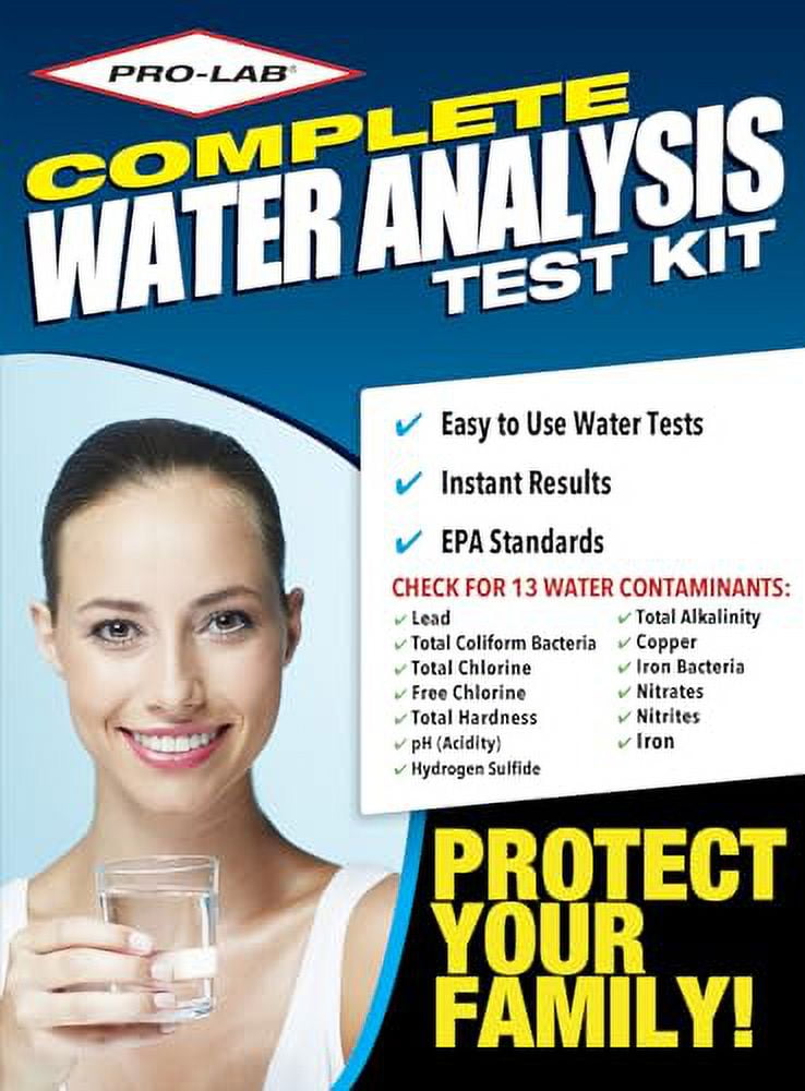 Drinking Water Test Kit for Home Tap and Well Water - Easy to Use Test ...