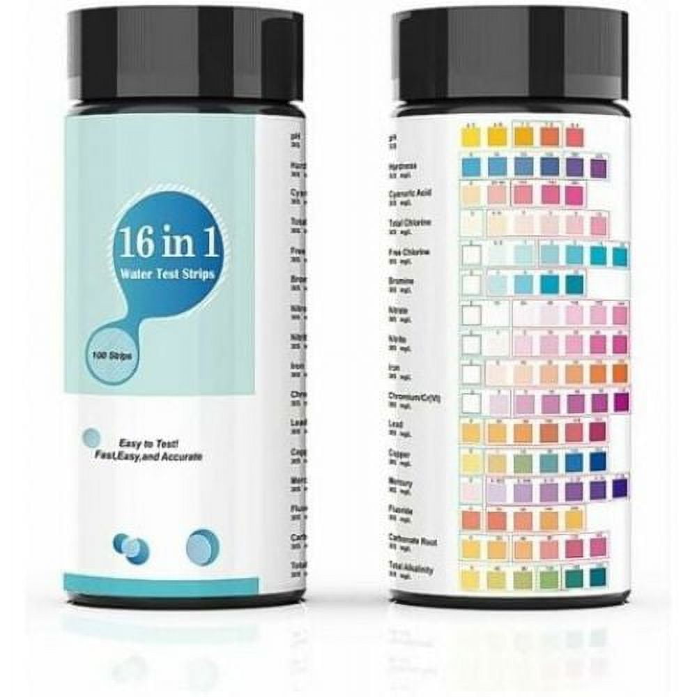 Drinking water testing kit, advanced 16 in 1 testing kit for aquariums ...