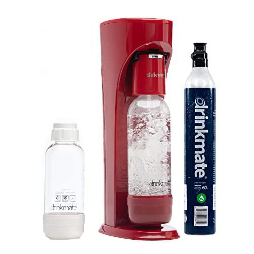 Drinkmate OmniFizz Sparkling Water and Soda Maker, Carbonates Any Drink ...