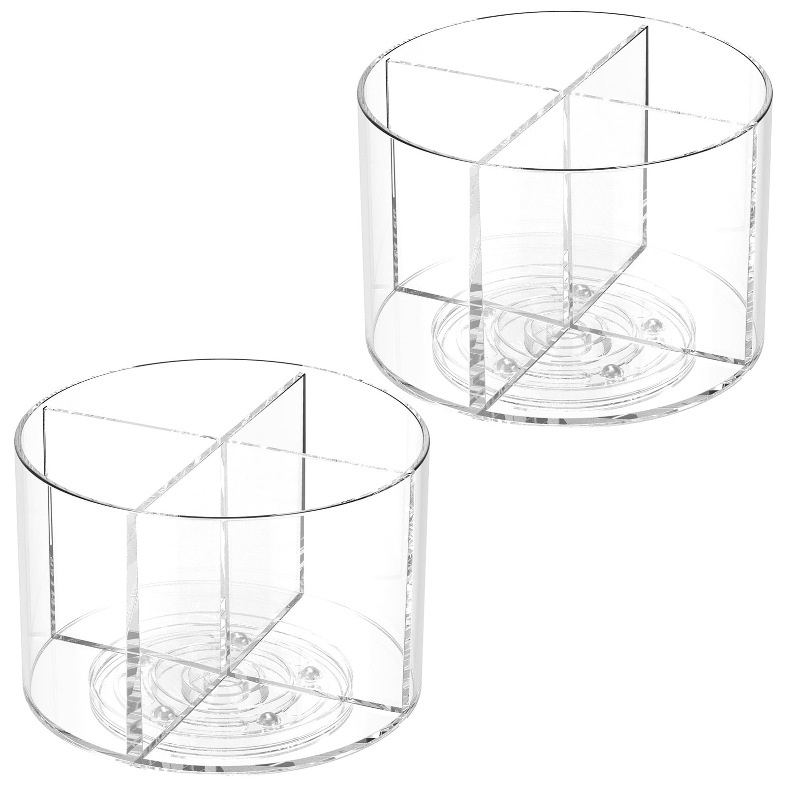 Drinks Packet Organizer Clear Flavor Packet Holder Versatile Lazy Susan ...
