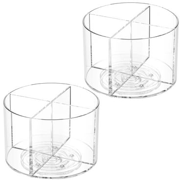 Drinks Packet Organizer Clear Flavor Packet Holder Versatile Lazy Susan ...