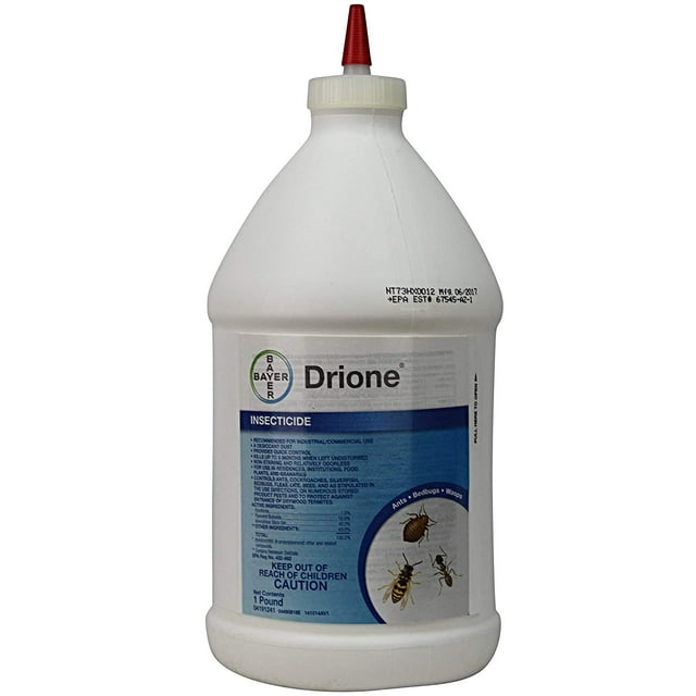 Bayer Drione Pesticide Dust - Bug Killer for Indoor Use - 1 lb Bottle ...