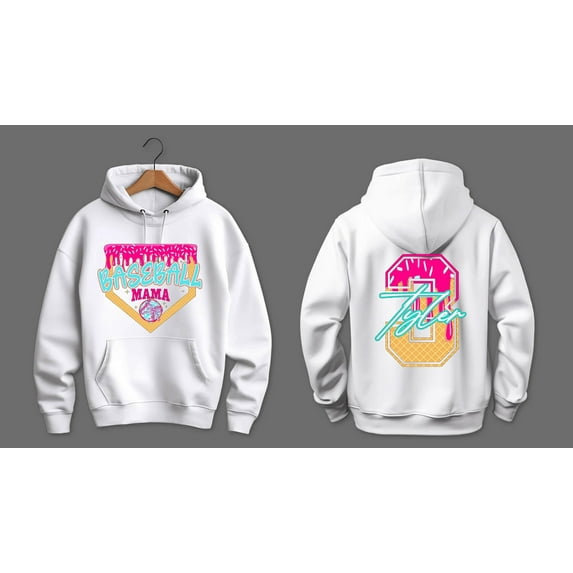 Drip Baseball Mama Hoodie, Mama Baseball Drip, Baseball Mama Gift, Team ...