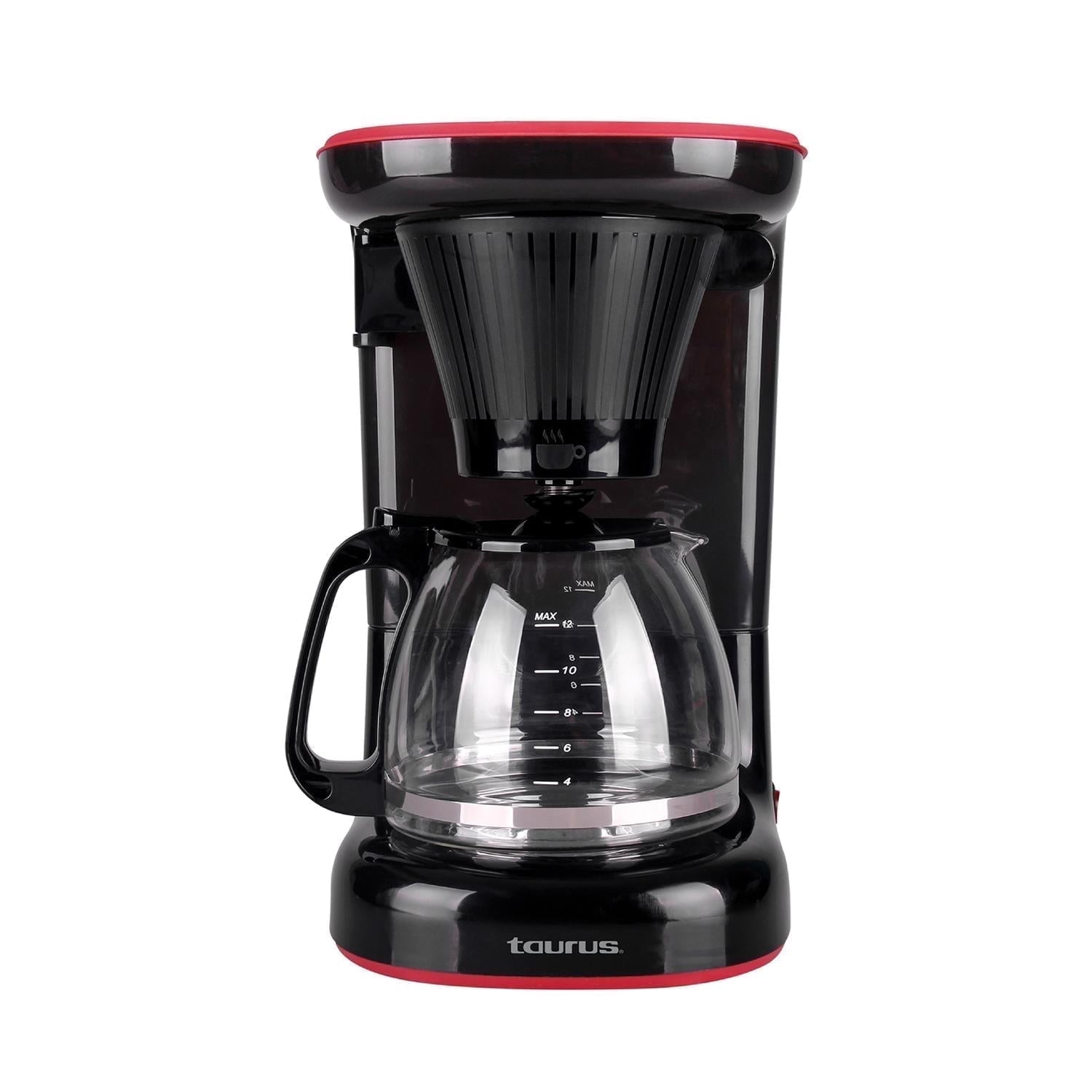 Drip Coffee Maker Taurus Velvet 12 Cup Reusable Filter Black - Walmart.com