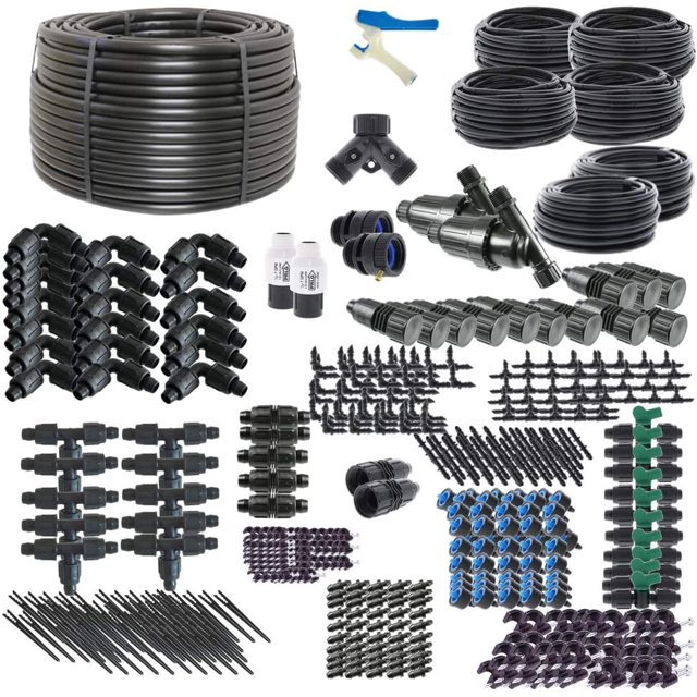 Drip Depot Drip Irrigation Kit for Raised Bed Gardening - Kit Size ...