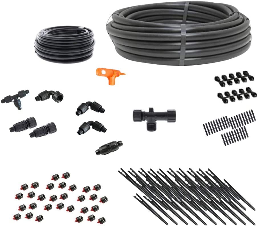 Drip Depot Gravity Feed Drip Irrigation Kit for Clean Water - Kit Size ...