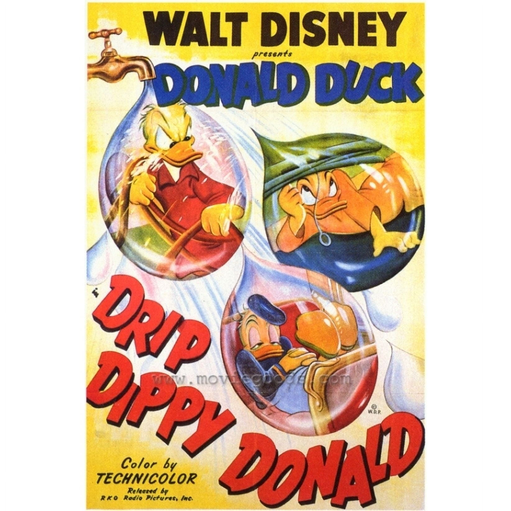 Drip Dippy Donald Movie Poster Print (27 x 40) - Walmart.com