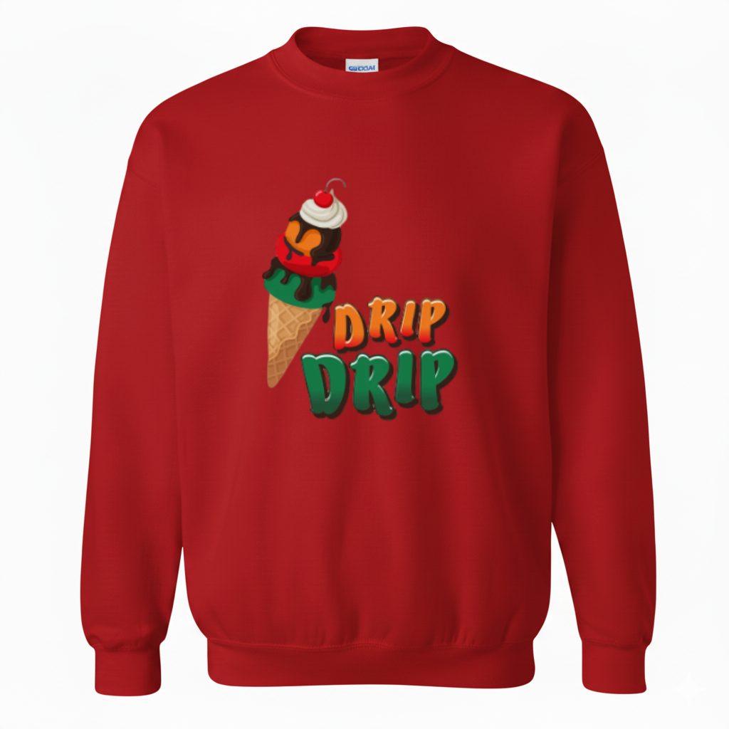 Drip Drip Modern Bold Graffiti Streetwear Art Urban Style Sweatshirt up ...