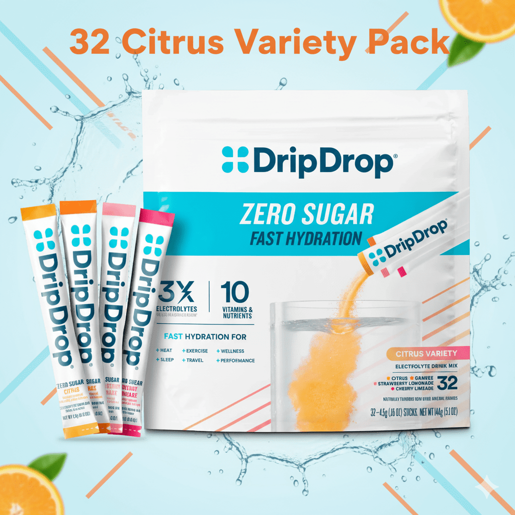 Drip Drop Zero Sugar Citrus Variety Pack - Walmart.com