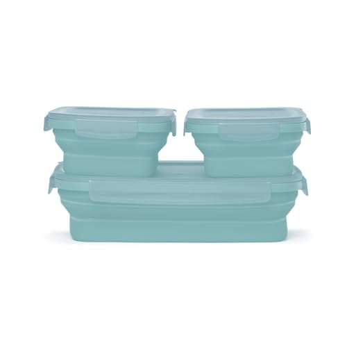 Drip EZ Secondz Collapsible Food Storage Containers (set of 3) - Meal ...