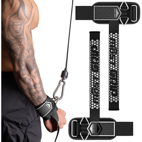 Drip Glue Non-Slip Wrist Straps for Weightlifting, 2-in-1 Lifting ...