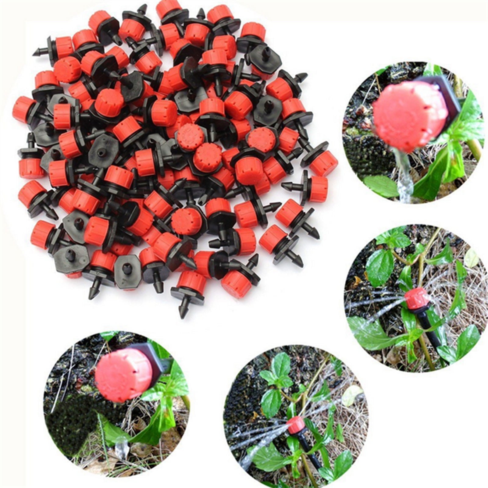 Drip Head,Drip Head 100pcs Drip Sprinklers Emitter Dripper Drip ...