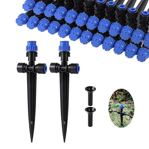 Drip Irrigation Emitters, with Adjustable 360 Degree Water Flow ...