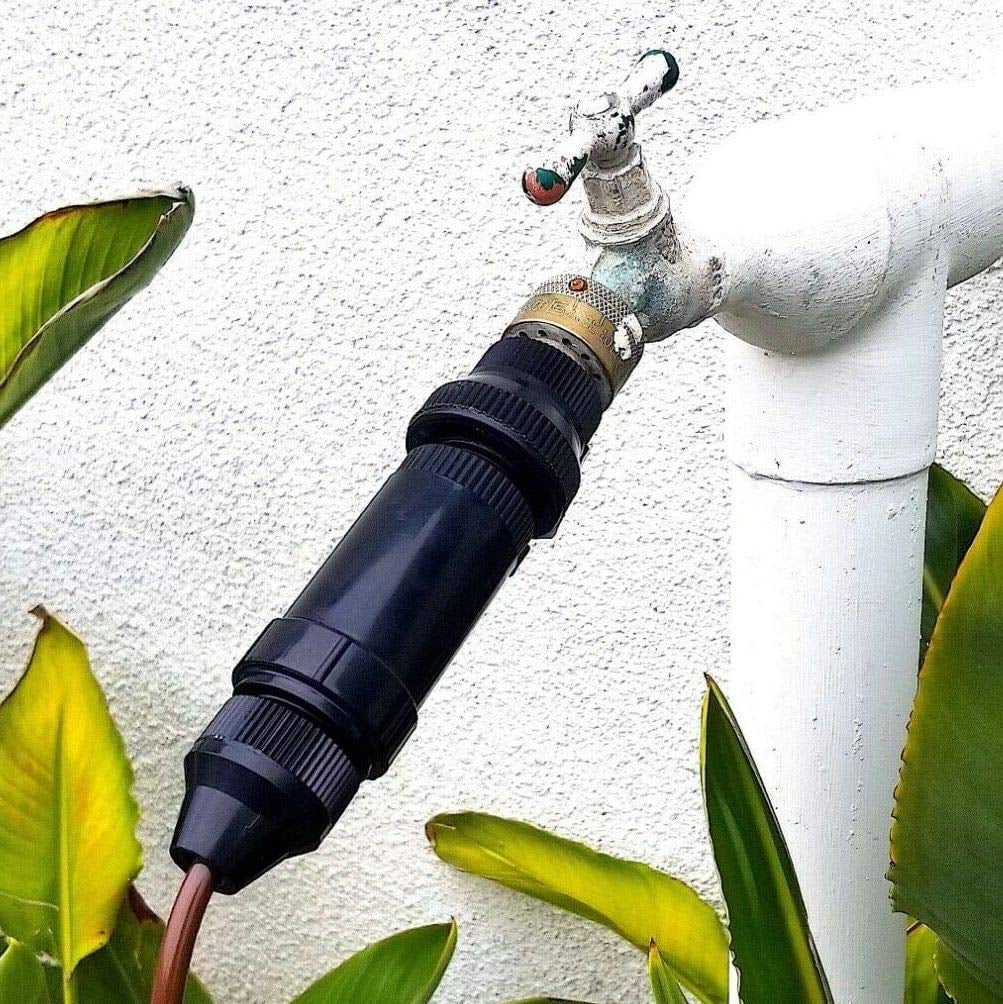 Drip Irrigation Faucet Adapter Connector Kit: Connect 1/4 Inch Tubing ...