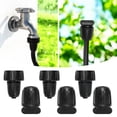 Drip Irrigation Fittings 6 Pack - 3 PCS Adapters + 3 PCS End Plugs For ...