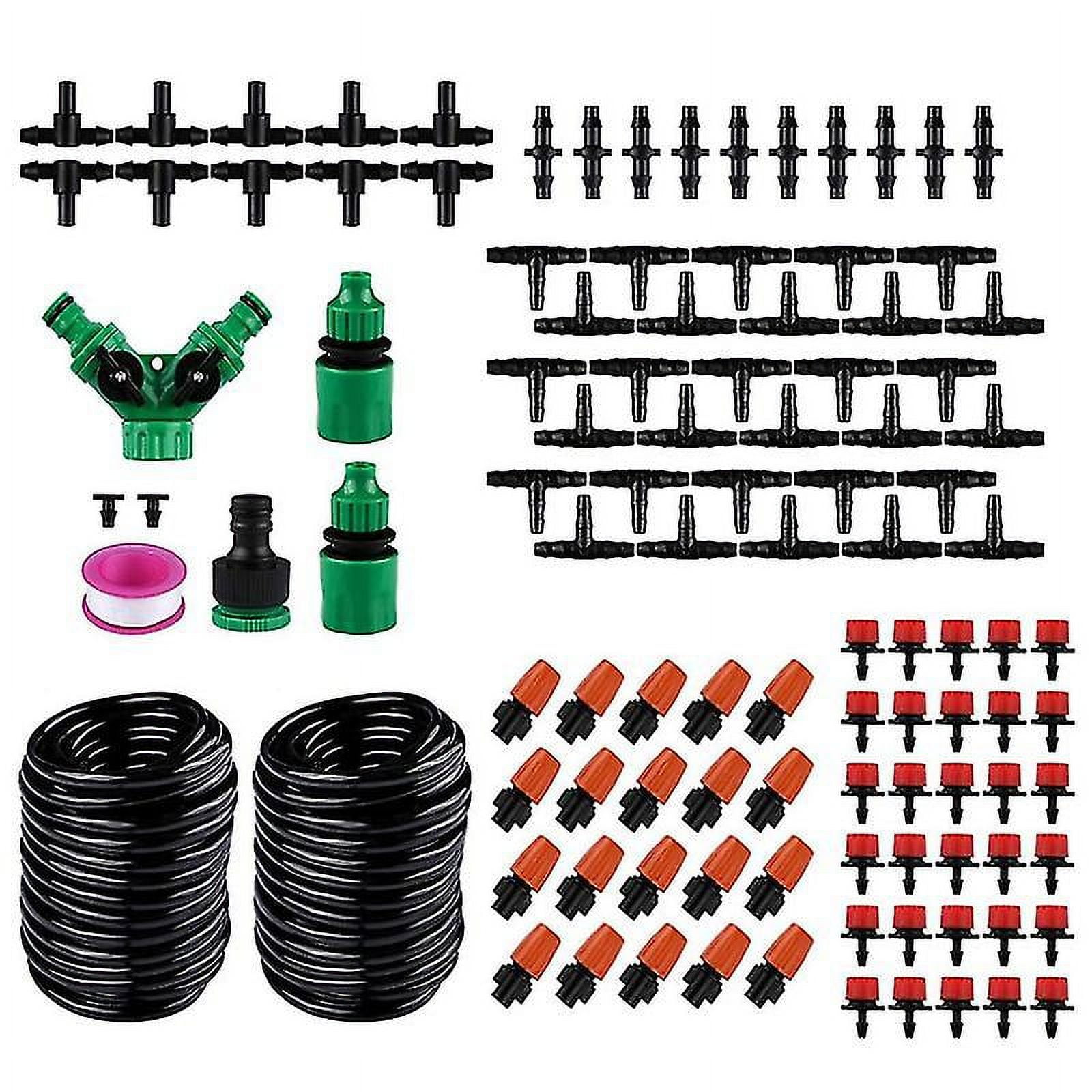 Drip Irrigation Kit, 100ft/30m Garden Watering Automatic System ...