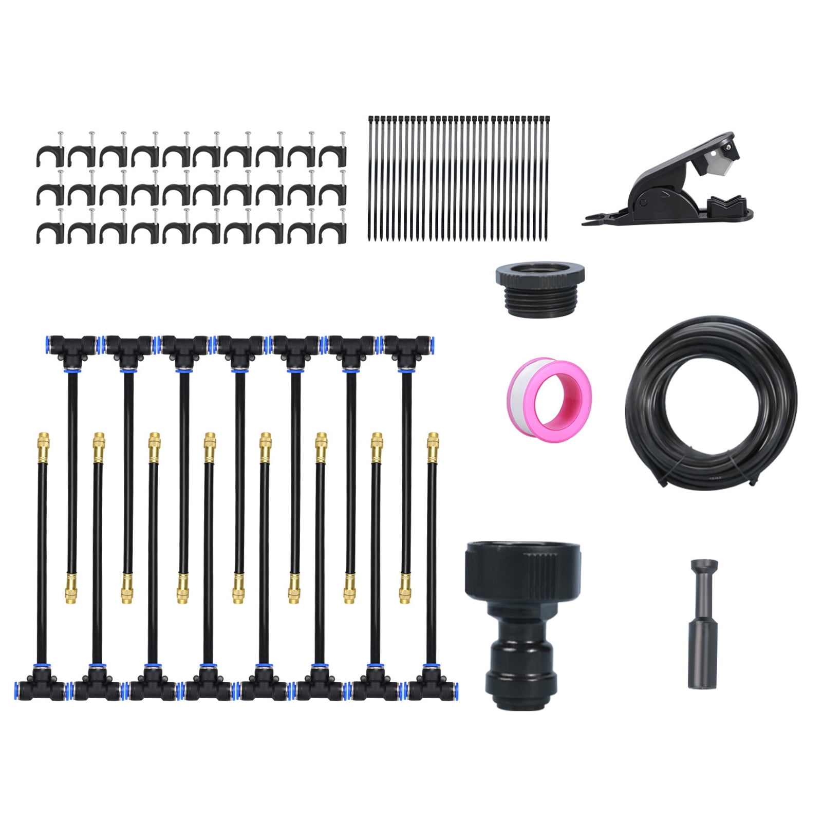 Drip Irrigation Kit Plant Watering System Quick-Connect Micro Misting ...