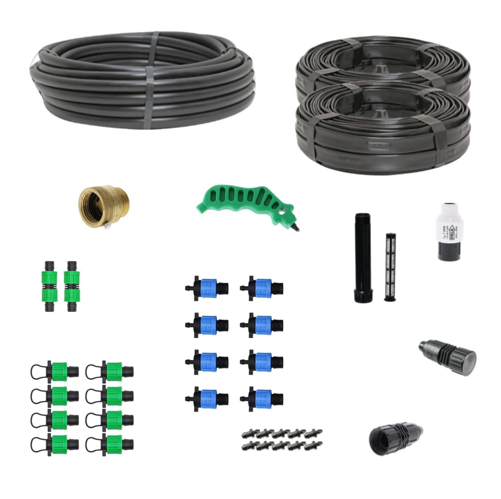 Drip Irrigation Kit for Row Crops - Kit Size : Deluxe - Walmart.com