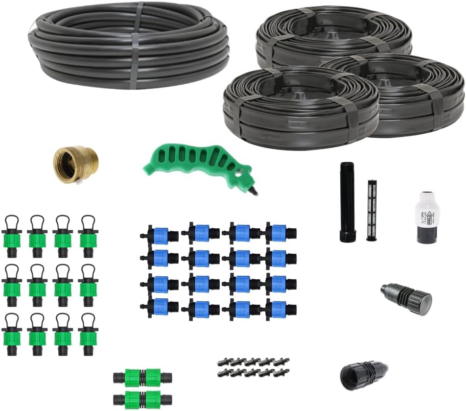 Drip Irrigation Kit for Row Crops - Kit Size : Premium - Walmart.com